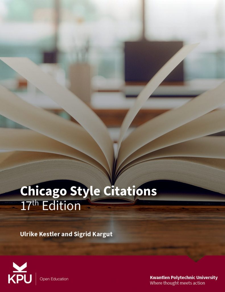 Chicago Manual of Style – Simple Book Publishing